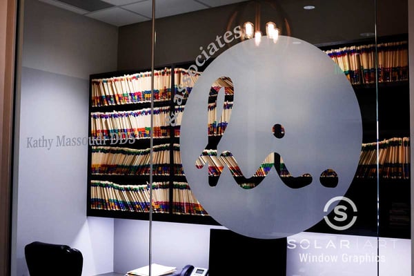 Vinyl Graphics Installation at a Dentist Office in Rancho Santa ...